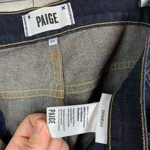 PAIGE | Jeans | Paige Raw Hem Doheny Crook Size 29 | Poshmark